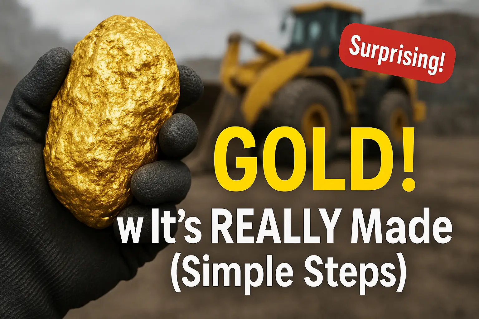 Gold Extraction Process: Earth To Shine!