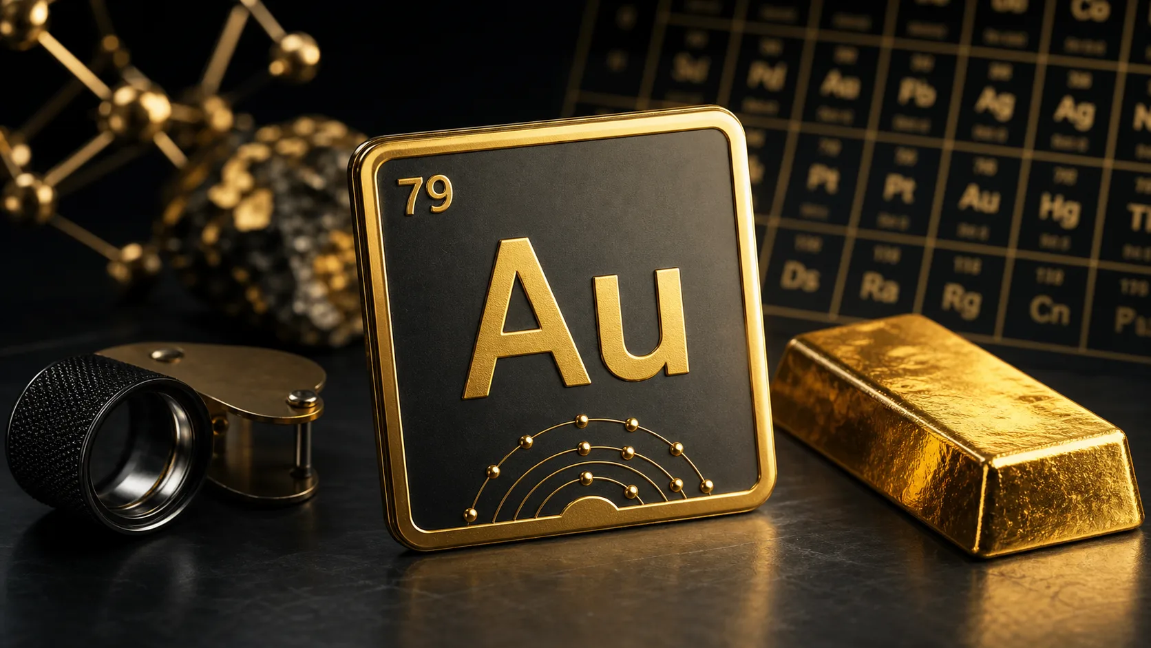 What Is The Symbol For Gold? | Au & Atomic Number 79